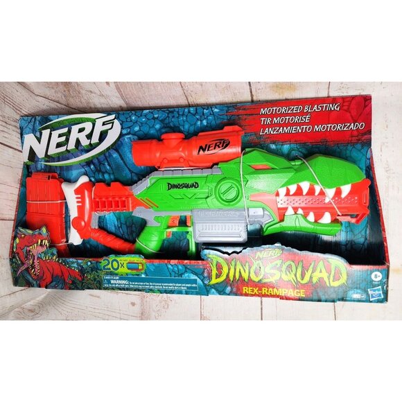 Nerf | Toys | Nerf Dinosquad Motorized Blaster Hasbro Toy Gun With 2 ...